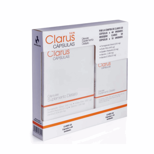 Clarus Cápsulas - Dermosalud